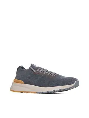 Brunello Cucinelli Wool Knit Sneakers