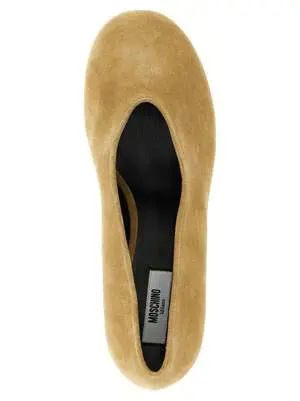 Moschino Duck' Pumps - Cream