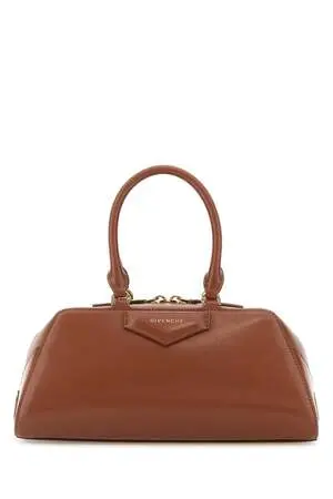 Givenchy Caramel Leather Small Antigona Handbag - Brown