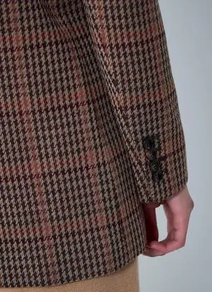Max Mara Check Double-breasted Blazer