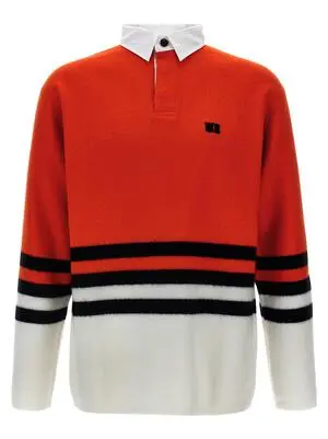 WALES BONNER Cypher' Polo Shirt - Red