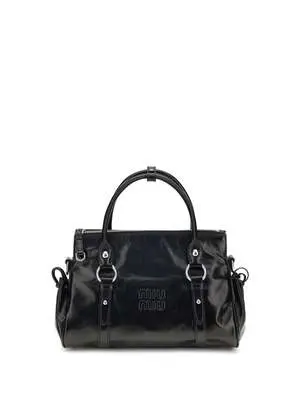 Miu Miu Leather Handbag - Black