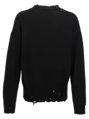 Marni Destroyed Effect Cotton Sweater