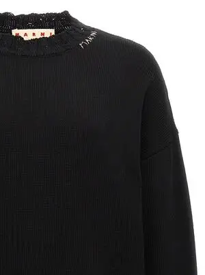 Marni Destroyed Effect Cotton Sweater
