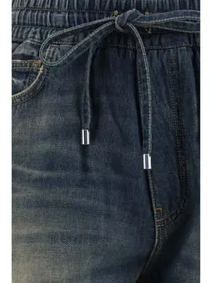Amiri Drawstring Denim Shorts