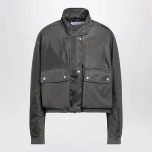 Prada Re-nylon Washed Jacket - Gray