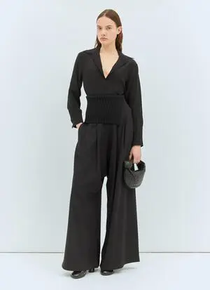 Max Mara Long Stretch Wool Pants