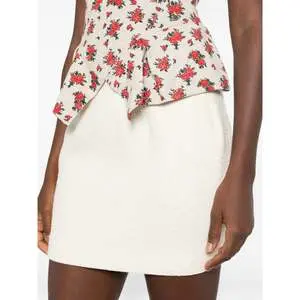 Alessandra Rich Neutrals Skirts Straight Skirts