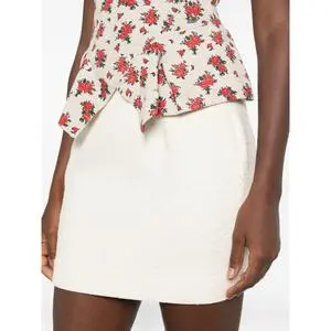 Alessandra Rich Bouclé Skirt