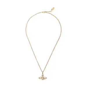 VIVIENNE WESTWOOD Mini Bas Relief Pendant Necklace - Gold