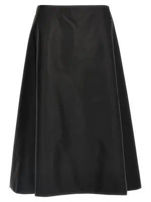 Marni Nylon Midi Skirt - Black