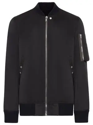 Rick Owens Padded Bomber Jacket With Zip