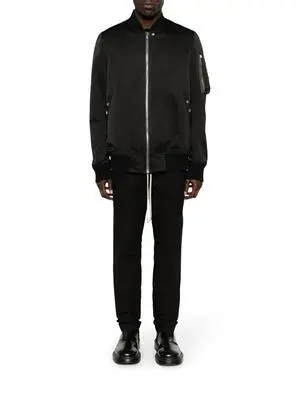 Rick Owens Padded Bomber Jacket With Zip