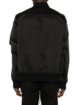 Rick Owens Padded Bomber Jacket With Zip