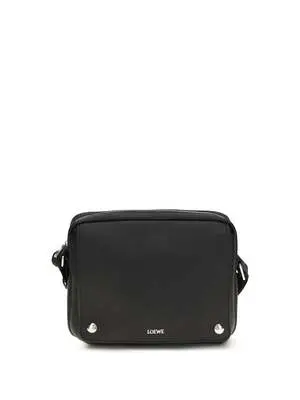 Loewe Pebble Messenger Medium Bag - Black