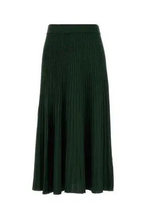 Zimmermann Dark Viscose Blend Skirt - Green