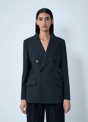 Gucci Double-breasted Blazer - Black