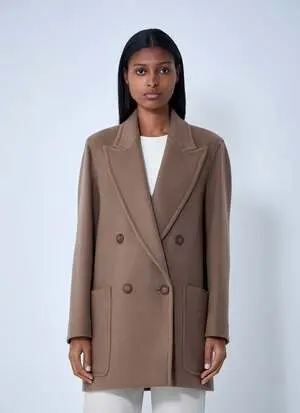 Max Mara Deletta Short Coat - Brown