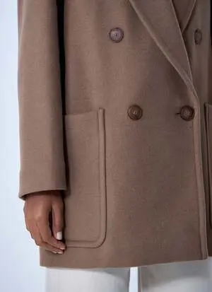 Max Mara Deletta Short Coat - Brown