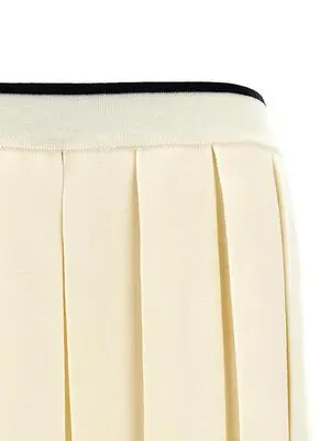 Thom Browne Knitted Pleated Skirt