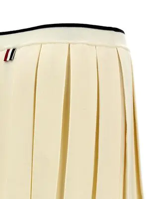 Thom Browne Knitted Pleated Skirt