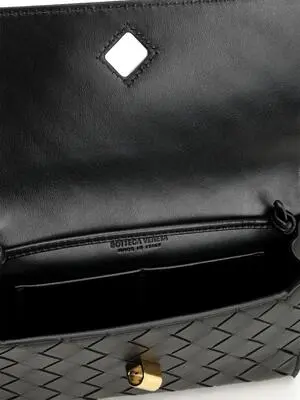 Bottega Veneta Andiamo Clutch Bag - Black