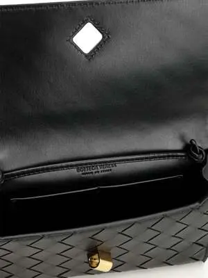 Bottega Veneta Andiamo Clutch Bag - Black