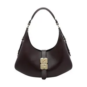GANNI Small Kat Shoulder Bag - Brown