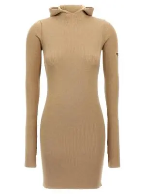 Fendi Hooded Dress - Cream