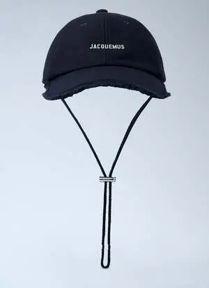 Jacquemus Logo Motif Baseball Cap - Blue