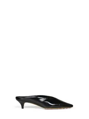 Bottega Veneta Vesta Shiny Leather Mule Pumps - Multicolor
