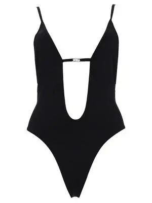 DIESEL® Costume Intero Con Scollatura Profonda - Black