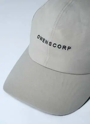 Rick Owens Logo Motif Baseball Cap - White