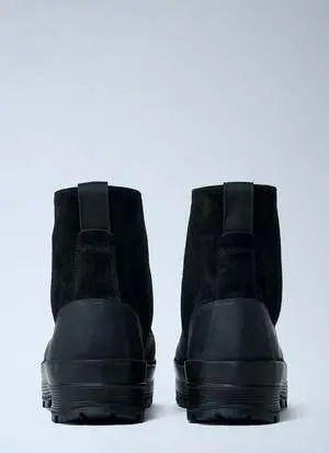 Stone Island Suede Ankle Boots