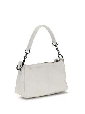 Balenciaga Le City Moto Mini Handbag - White