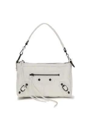 Balenciaga Le City Moto Mini Handbag - White