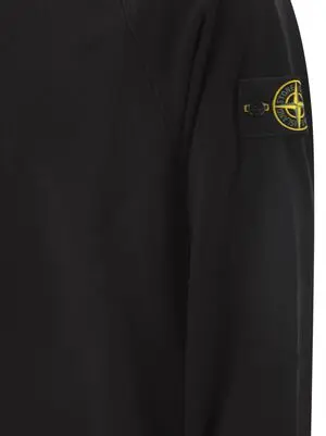Stone Island Cotton Crew Neck Sweatshirt With Compass Badge