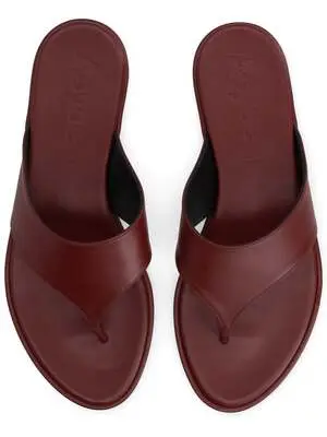 AeydĒ Nappa Leather Thong Sandals - Multicolor