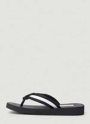 Kenzo Logo Patch Flip Flops