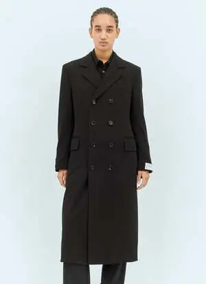 Bottega Veneta Matt Fluid Viscose Jersey Coat - Black