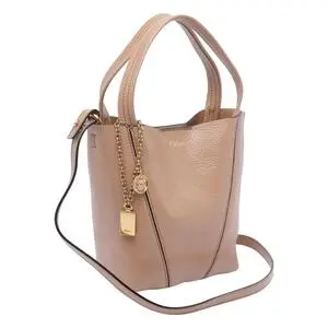 Chloé Leather Spin Crossbody Bag - Pink
