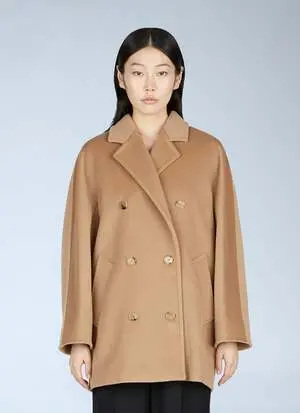 Max Mara MAX MARA Short 101801 Icon Coat Cream