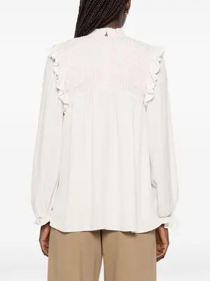 FORTE_FORTE Silk Blend Blouse
