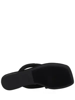 Alexander Wang Jenna Tubular Thong Sandals - Black
