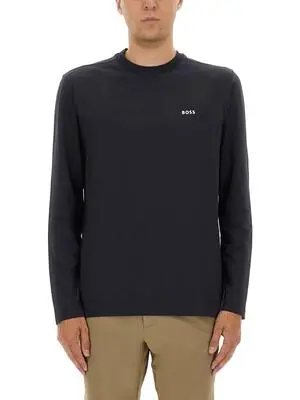 BOSS T-shirt Con Logo - Blue