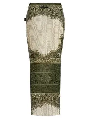 JEAN PAUL GAULTIER The Green Cartouche Skirt - Multicolor
