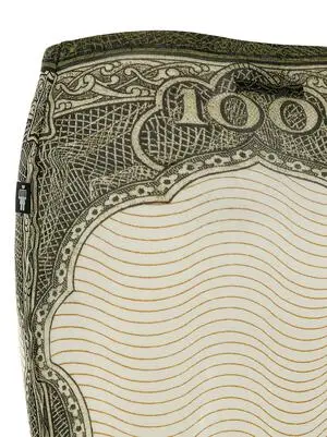 JEAN PAUL GAULTIER The Green Cartouche Skirt - Multicolor