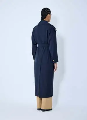 Max Mara Gabardine Wool Coat