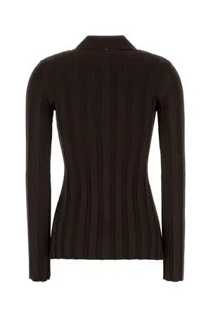 Sportmax Stretch Viscose Blend Albio Cardigan - Brown