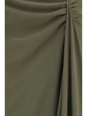 Alexander McQueen Draped Long Skirt